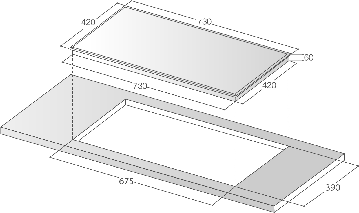 Bếp điện từ đôi Lorca LCE 968 Plus - Bếp Xuân Hùng